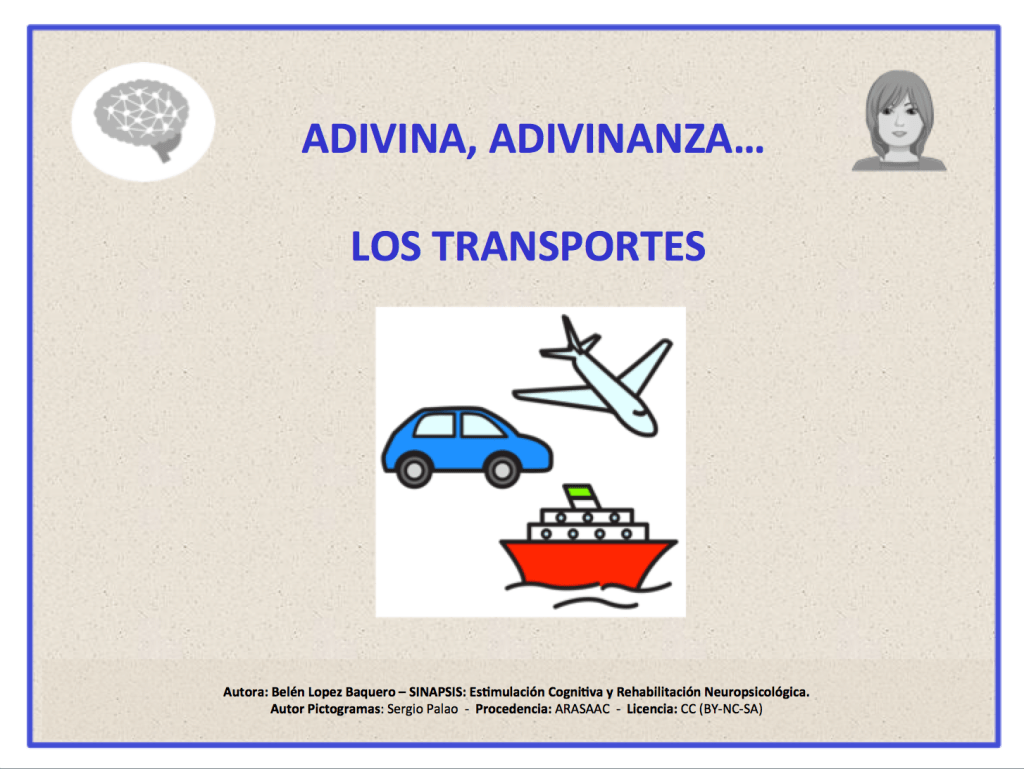 adi_Transportes – Un mar de palabras. Estimulación cognitiva.