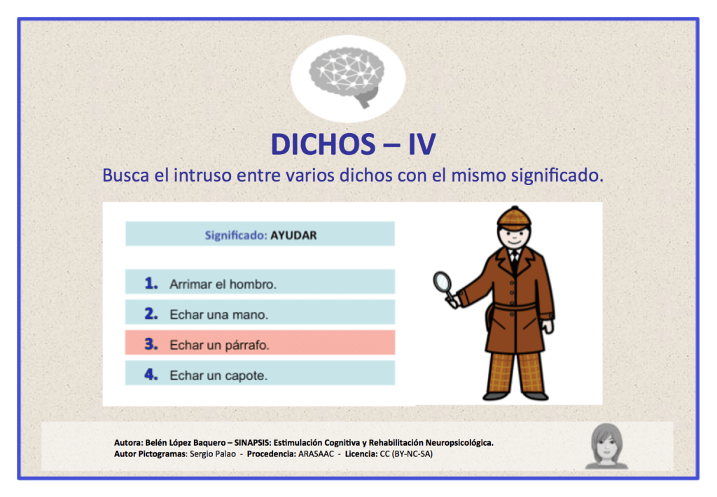 Intrusos – – Un mar de palabras. Estimulación cognitiva.
