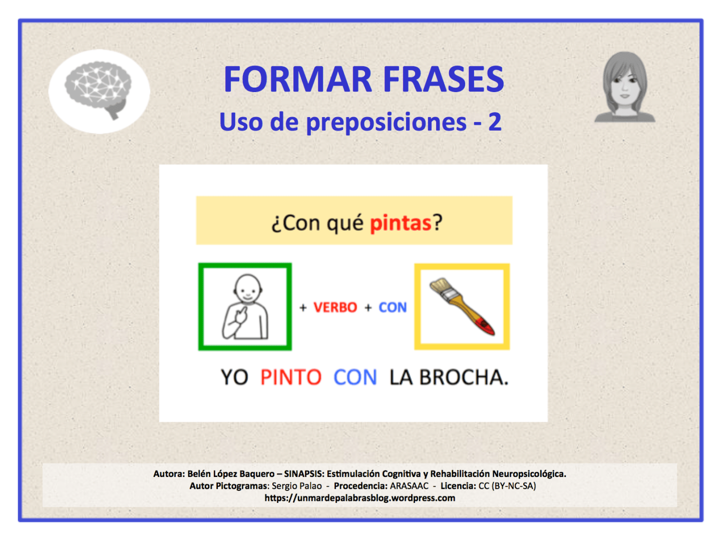 Preposiciones (2) – Un mar de palabras. Estimulación cognitiva.