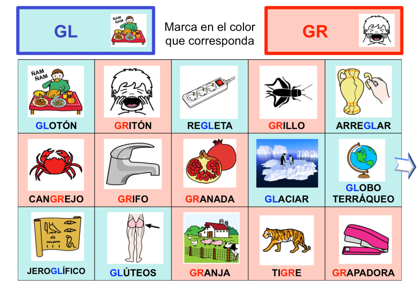 Sinfones – – Un mar de palabras. Estimulación cognitiva.