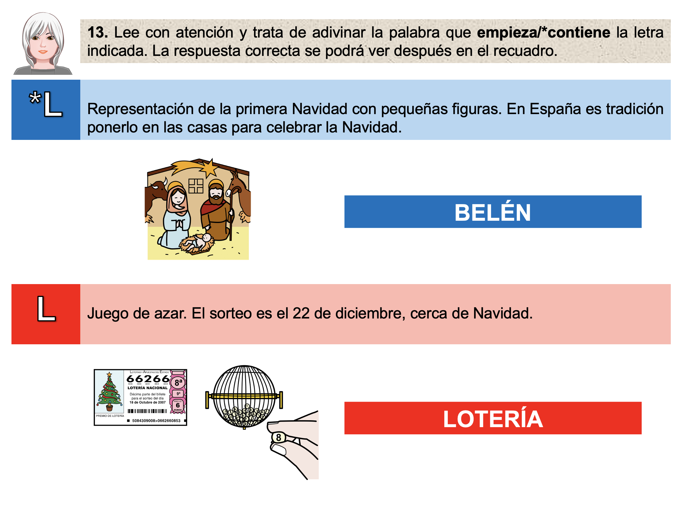 Pasapalabra navideño – Un mar de palabras. Estimulación cognitiva.